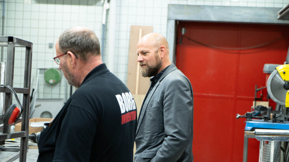 Borgmester på besøg hos storvoksende Borg virksomheder